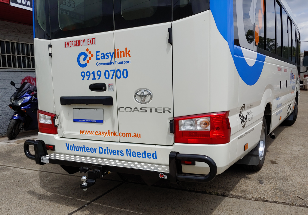 Suitable for Toyota Coaster Bus – Rear Protection (01/17 – 12/21 ...