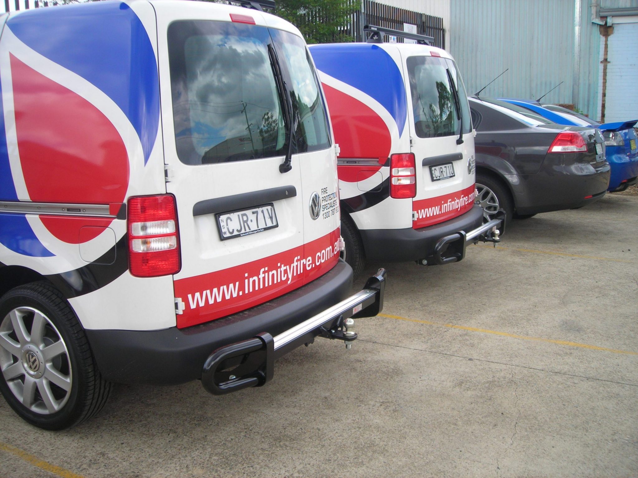 Volkswagon Caddy Maxi (LWB) Van Rear Protection Bar (04/08 – 11/10 ...