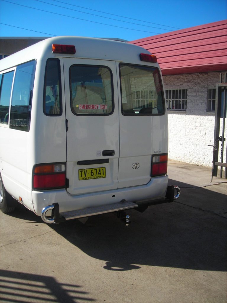Suitable for Toyota Coaster Bus (04/93-12/16 ) Rear Protection ...