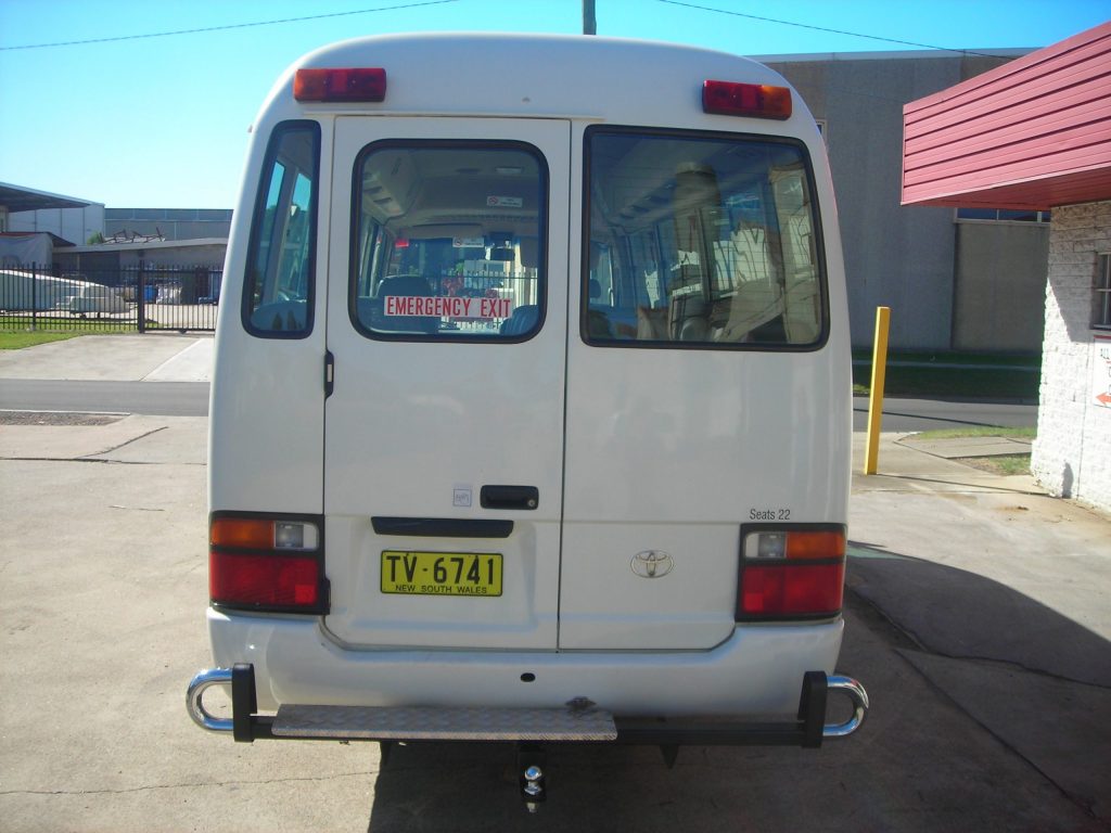 Suitable for Toyota Coaster Bus (04/93-12/16 ) Rear Protection ...