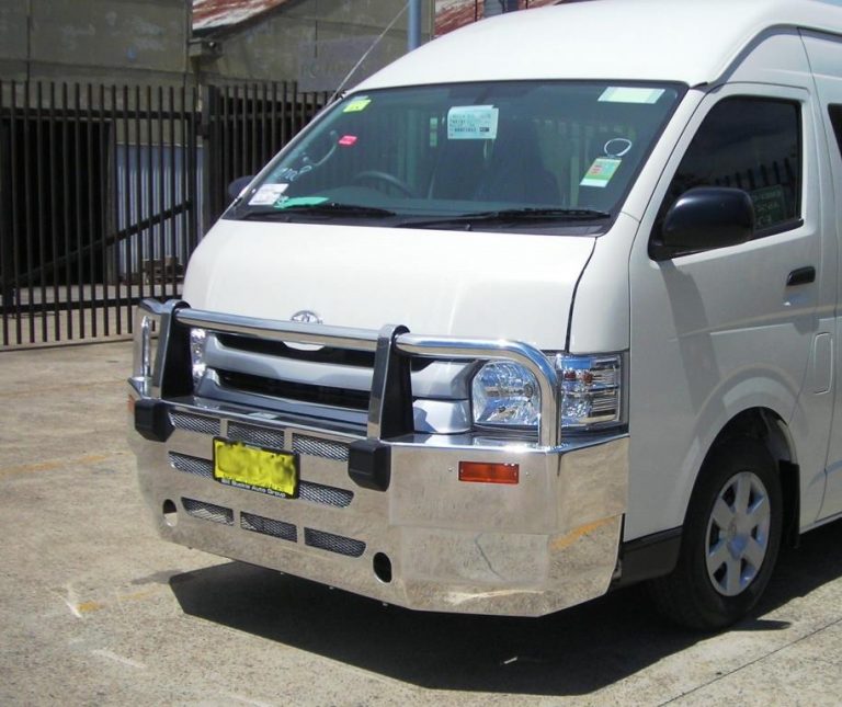 Suitable for Toyota Hiace (02/2014 – 04/2019) SLWB / Commuter Bull Bar ...